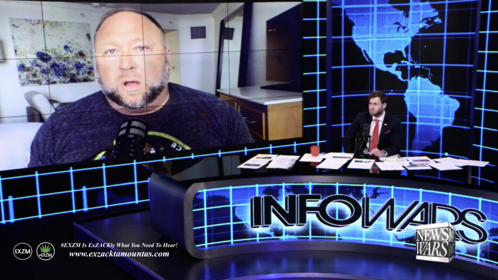 Alex Jones Live Florida Infowars Studio Owen Shroyer EXZM Zack Mount ...